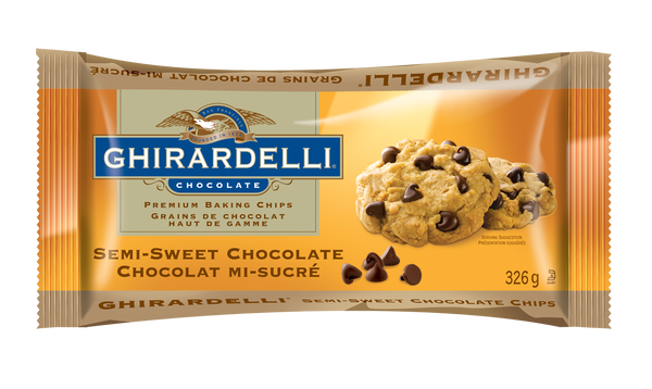 GHIRARDELLI BAKING CHIPS SEMI SWEETT 326G Aurora Importing